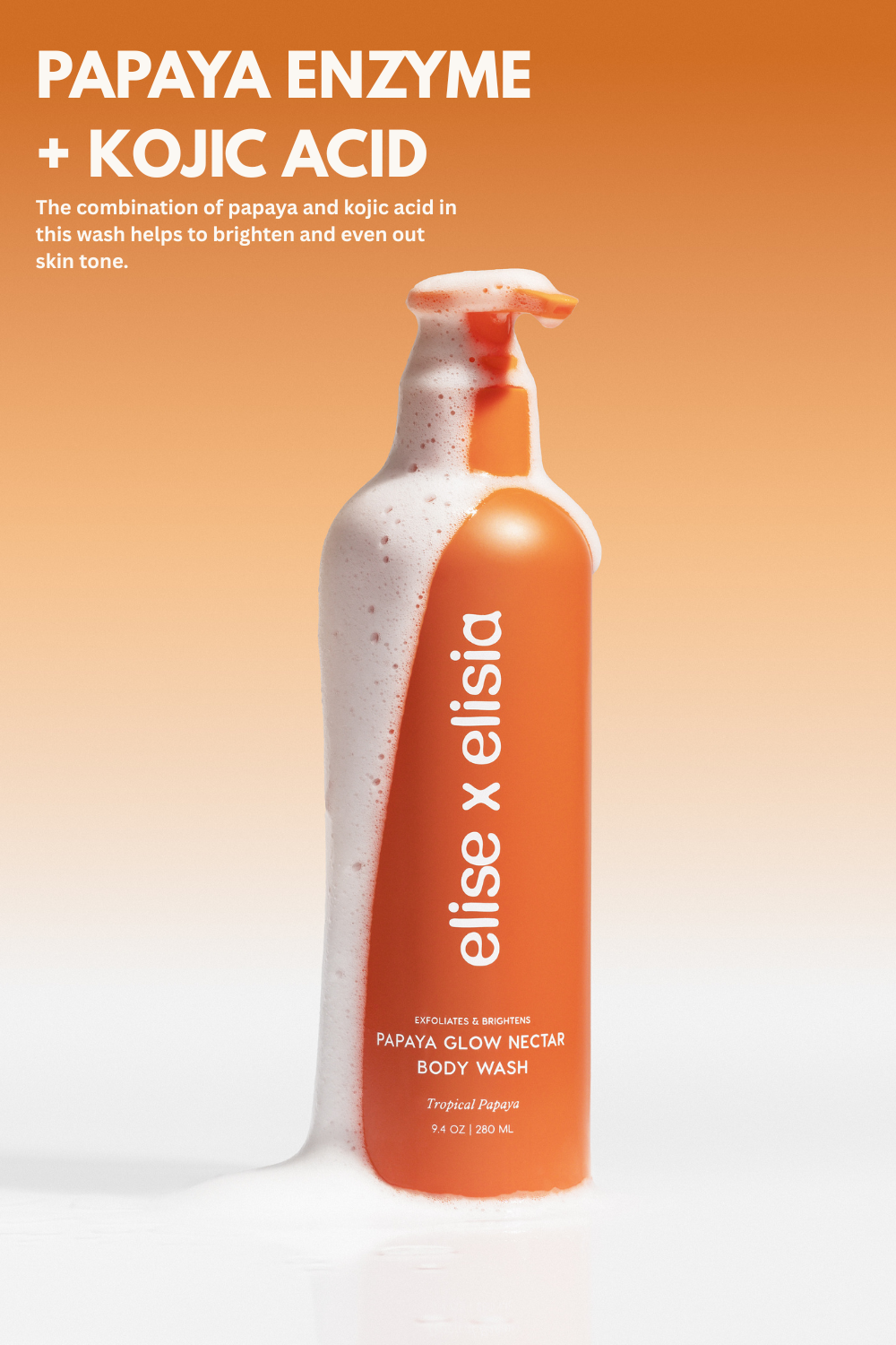 Papaya Glow Nectar Body Wash - elise x elisia